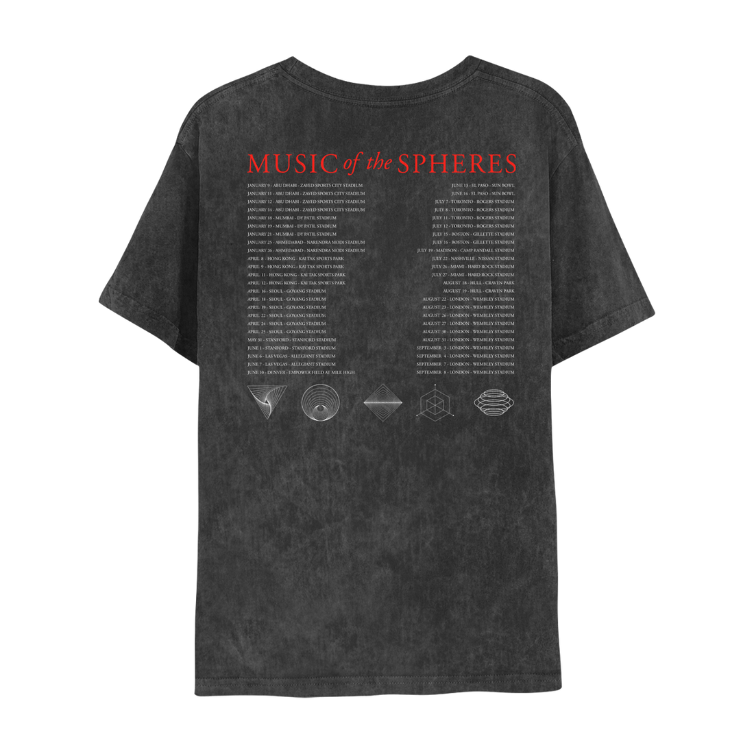 ALIEN RADIO MUSIC OF THE SPHERES WORLD TOUR 2025 – Coldplay UK