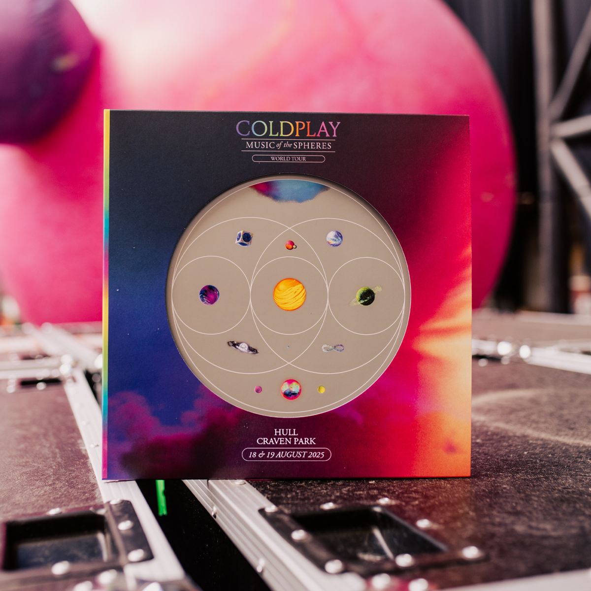 MUSIC OF THE SPHERES WORLD TOUR HULL 2025 TOURBOOK – Coldplay UK