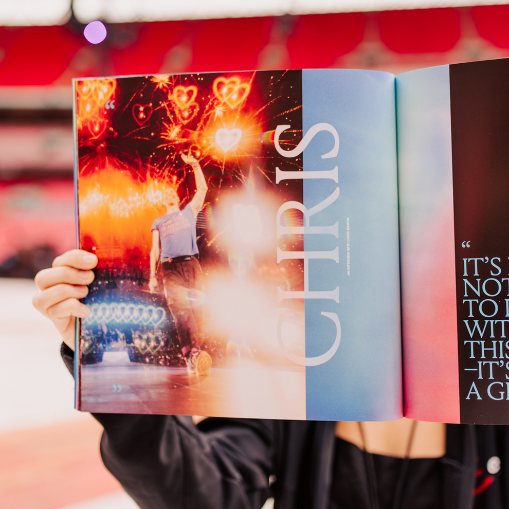 MUSIC OF THE SPHERES WORLD TOUR LONDON 2025 TOURBOOK – Coldplay UK